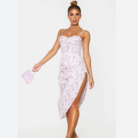 PrettyLittleThing | Skirts | Prettylittle Thing Light Pink Tie Dye ...